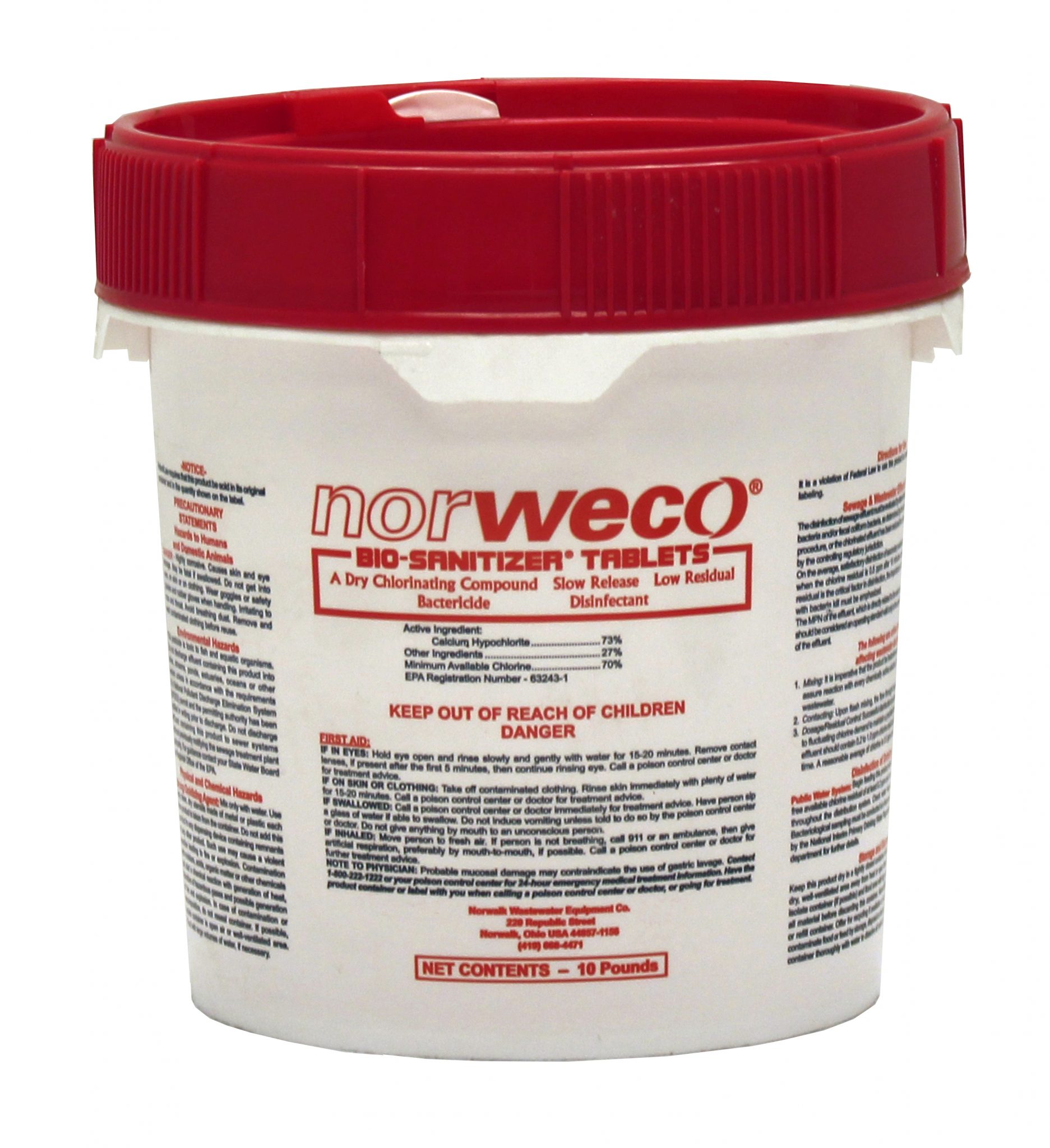 Bio-Sanitizer® - Norweco - Commercial Disinfecting Tablets